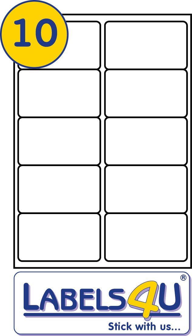 10 Labels Per Sheet 99.1 x 57mm | Labels4U