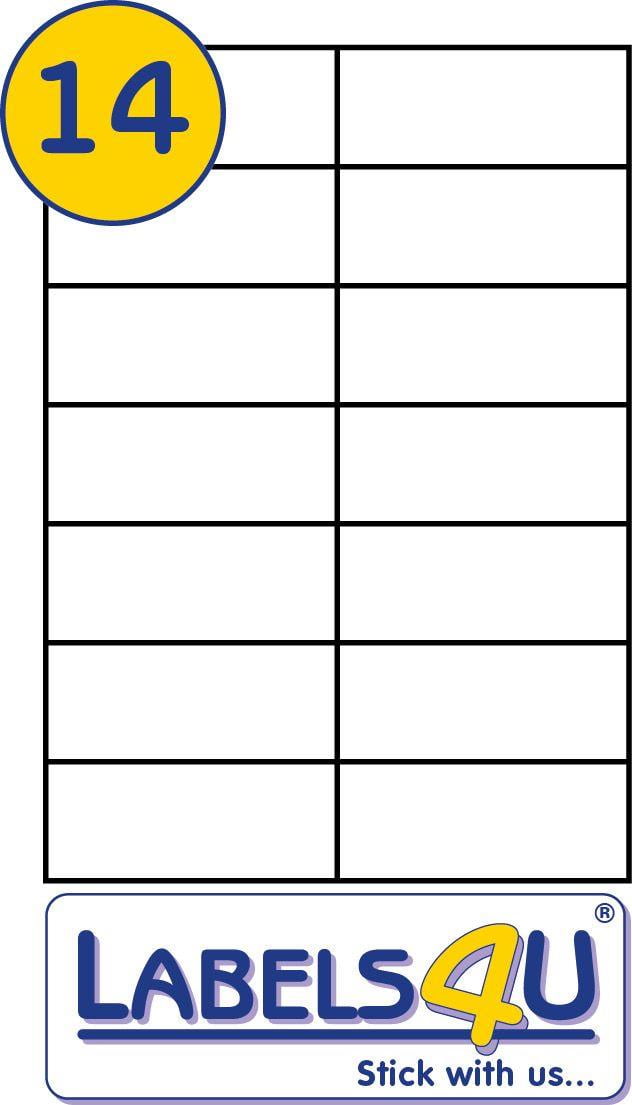 14 Labels Per Sheet 105 x 42.3mm | Labels4U